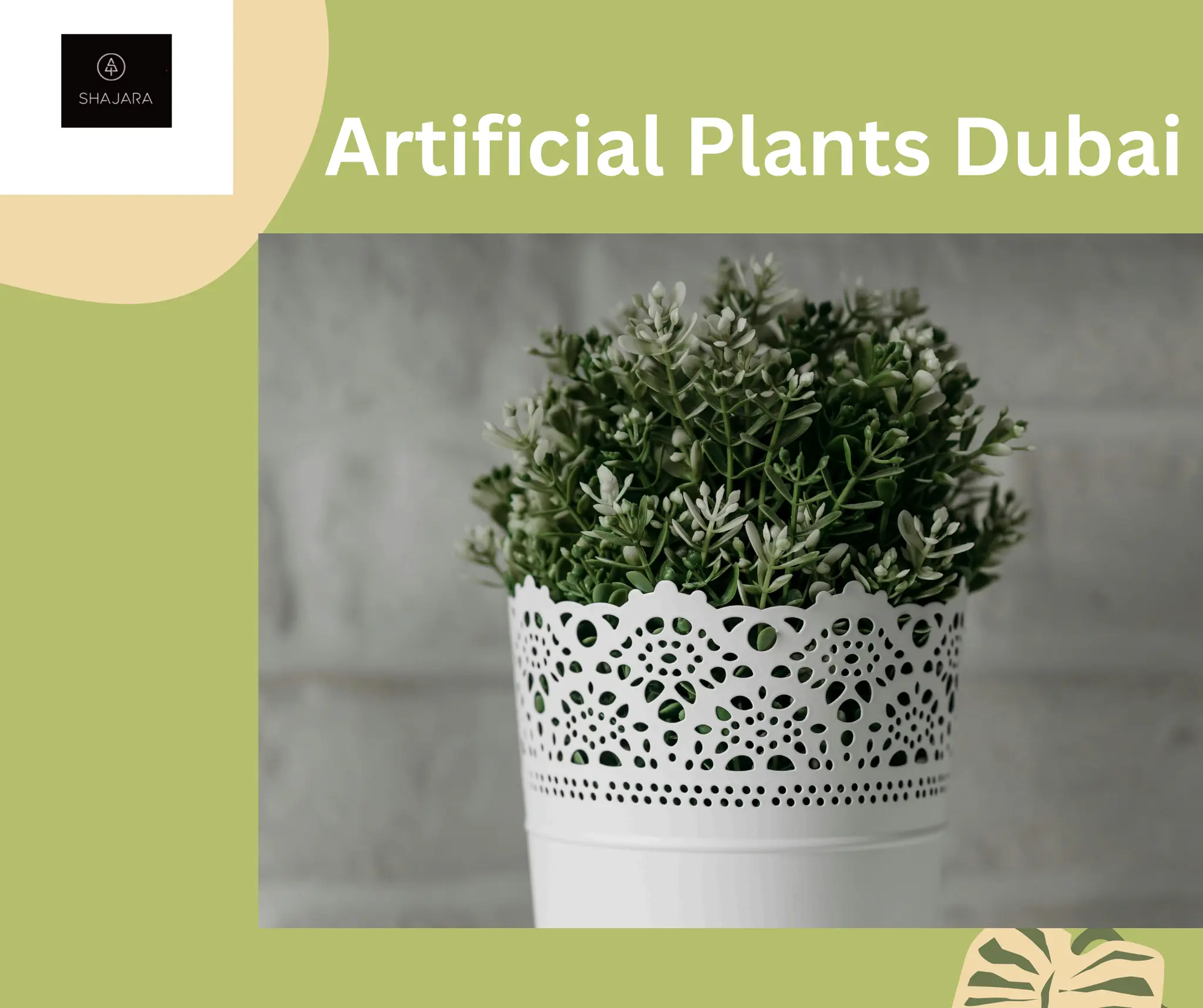 Luxury Artificial Plants Dubai | Plants in KSA, UAE | Shajara | PPT