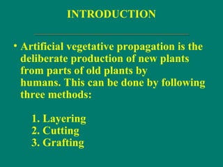 Artificial propagation | PPT