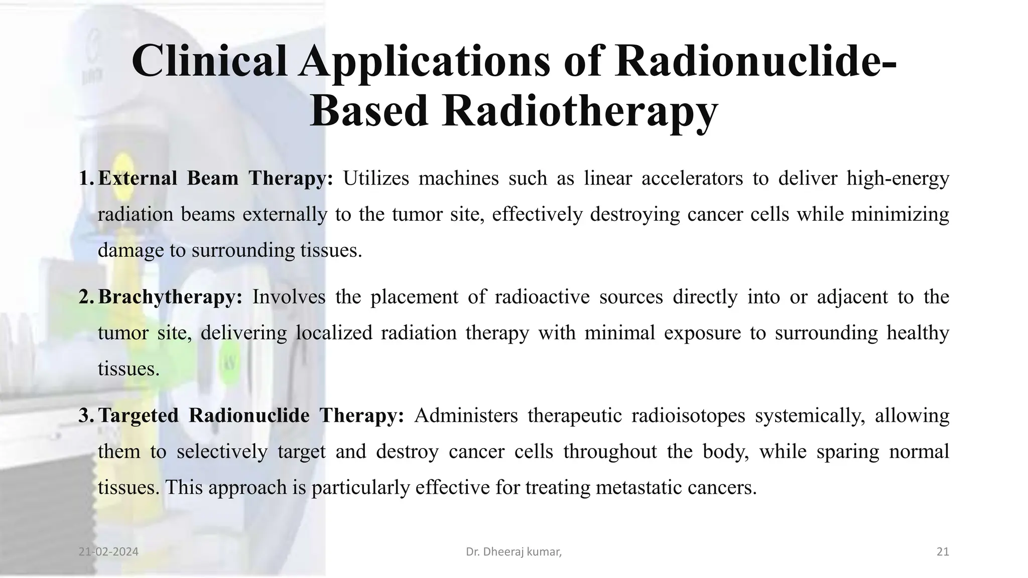 Artificial Radionuclide Generators in Medicine Applications in Radiotherapy.pptx