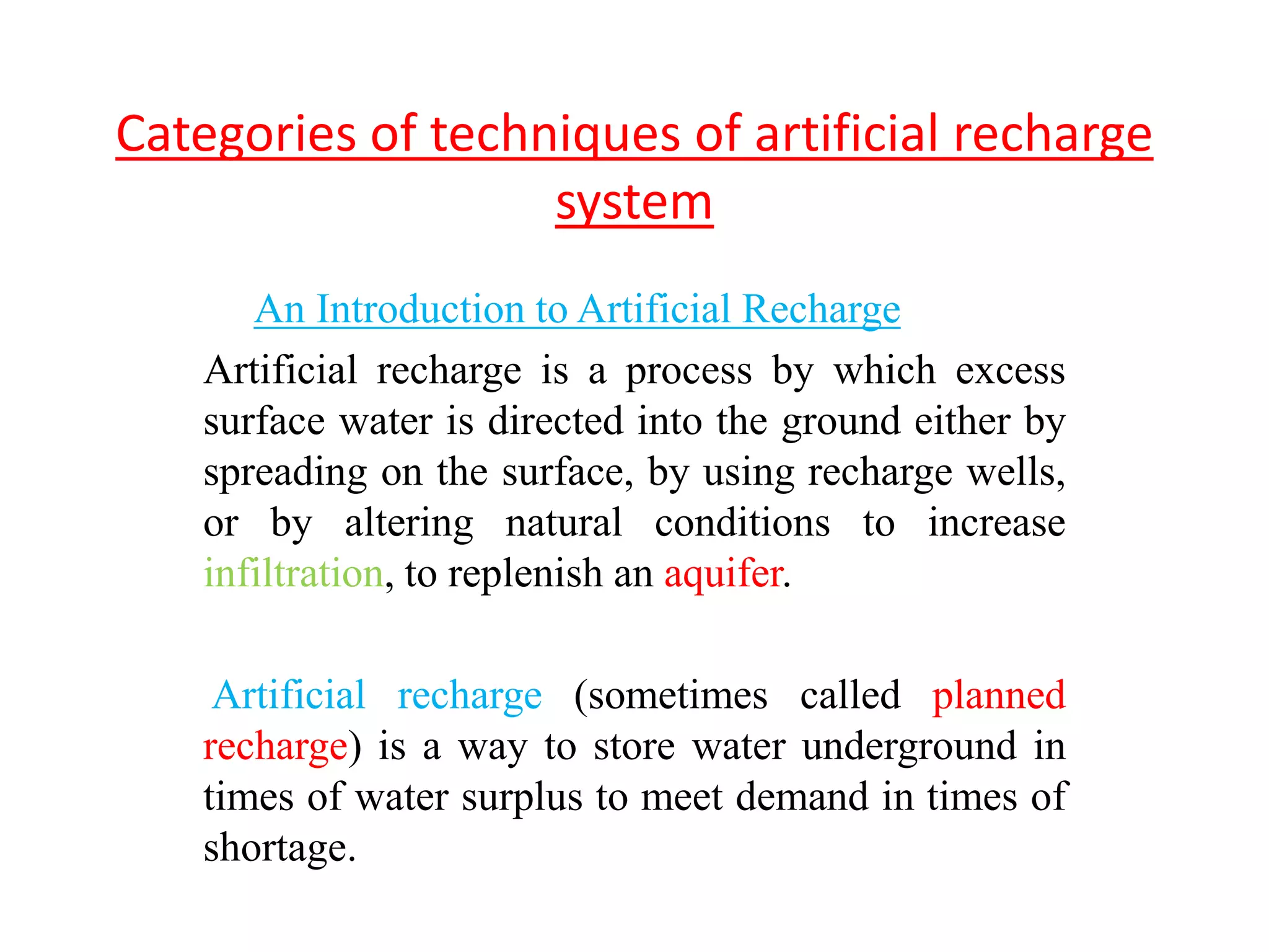 Artificial recahrge system.pptx