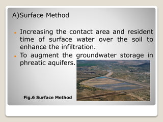 Artificial recharge 15 | PPTX