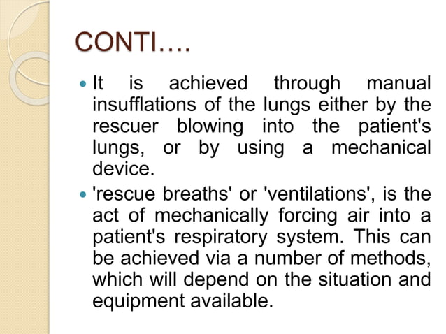 Artificial respiration | PPTX