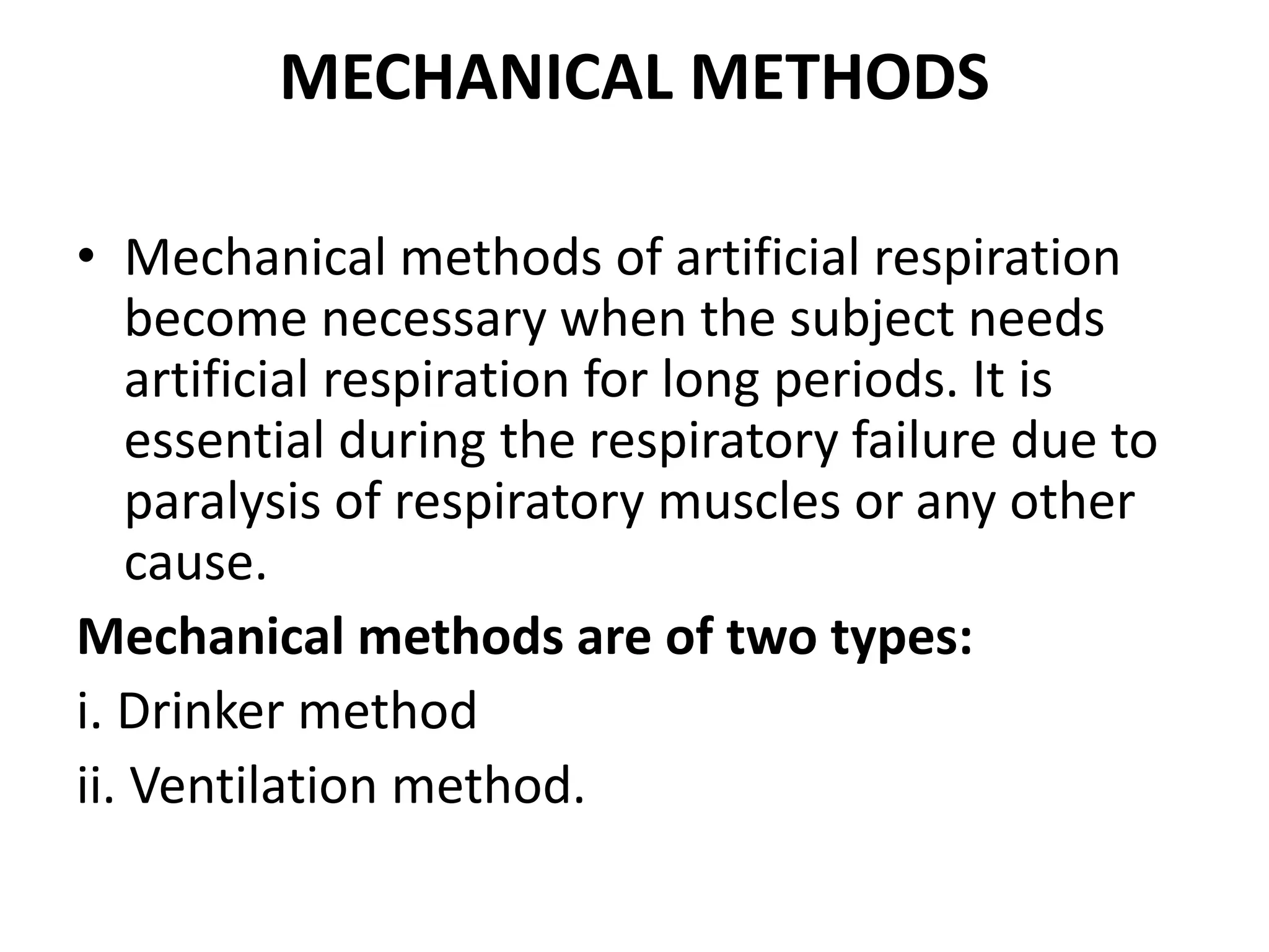 Artificial respiration | PPTX
