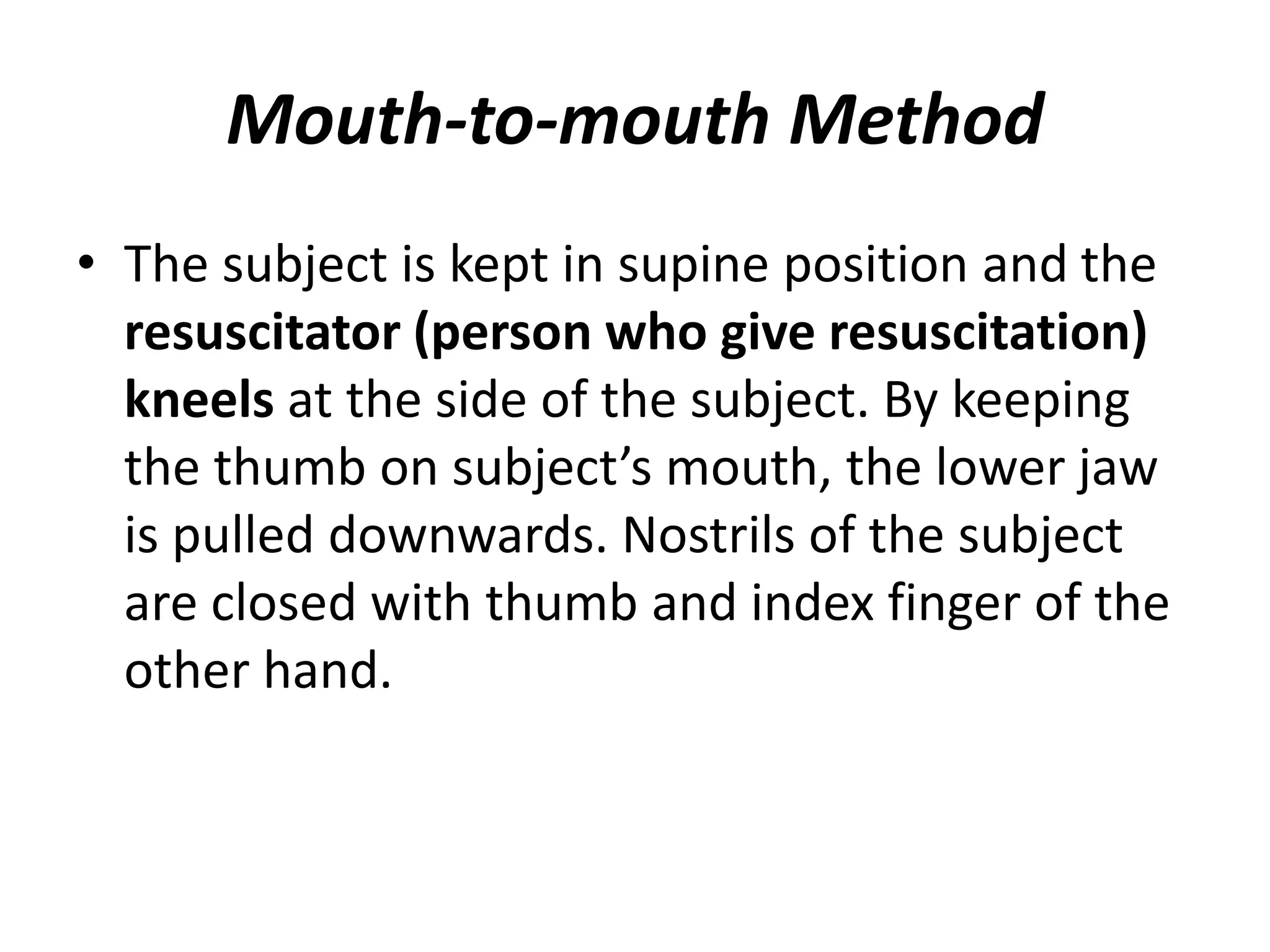 Artificial respiration | PPTX
