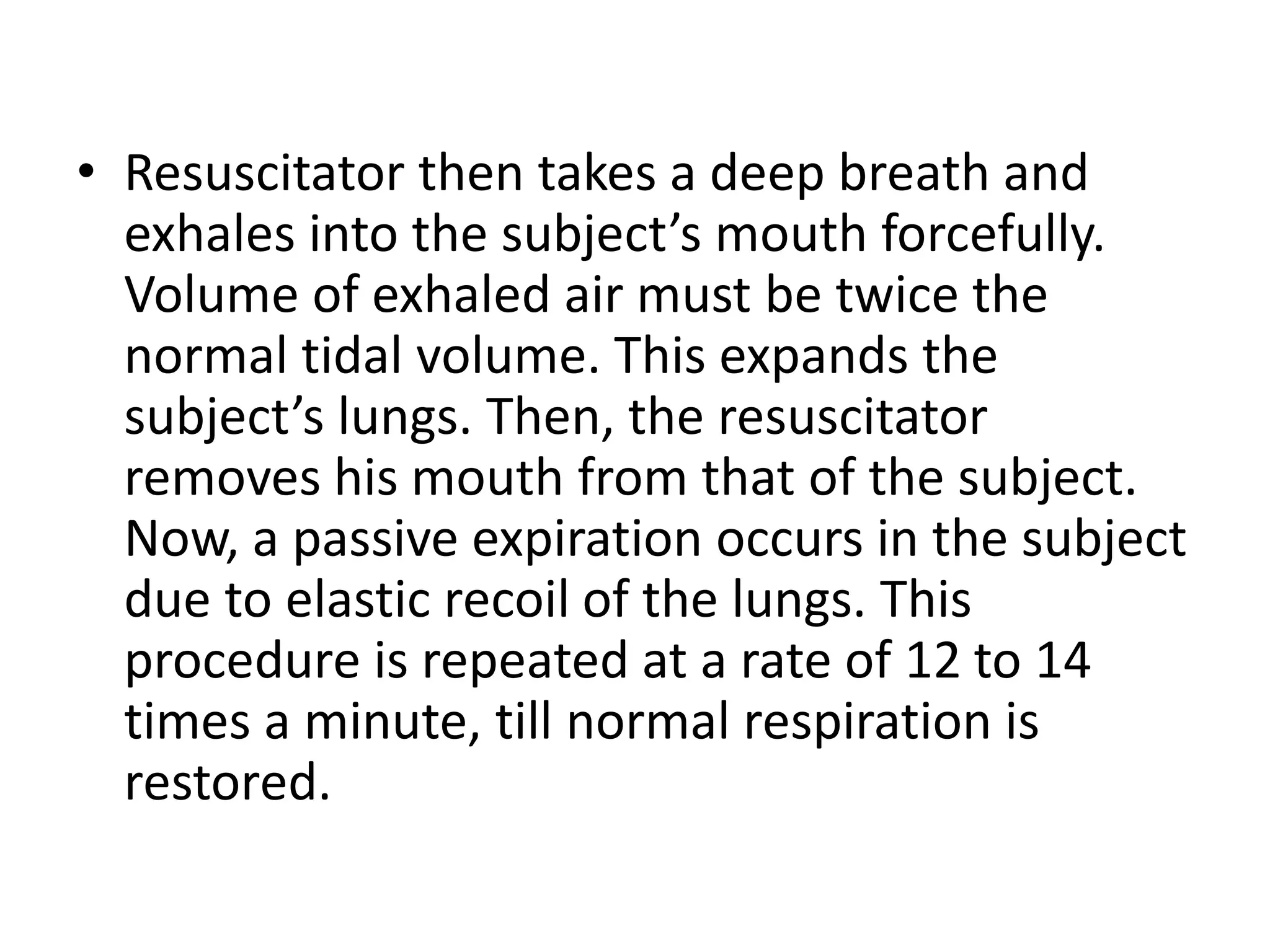 Artificial respiration | PPTX