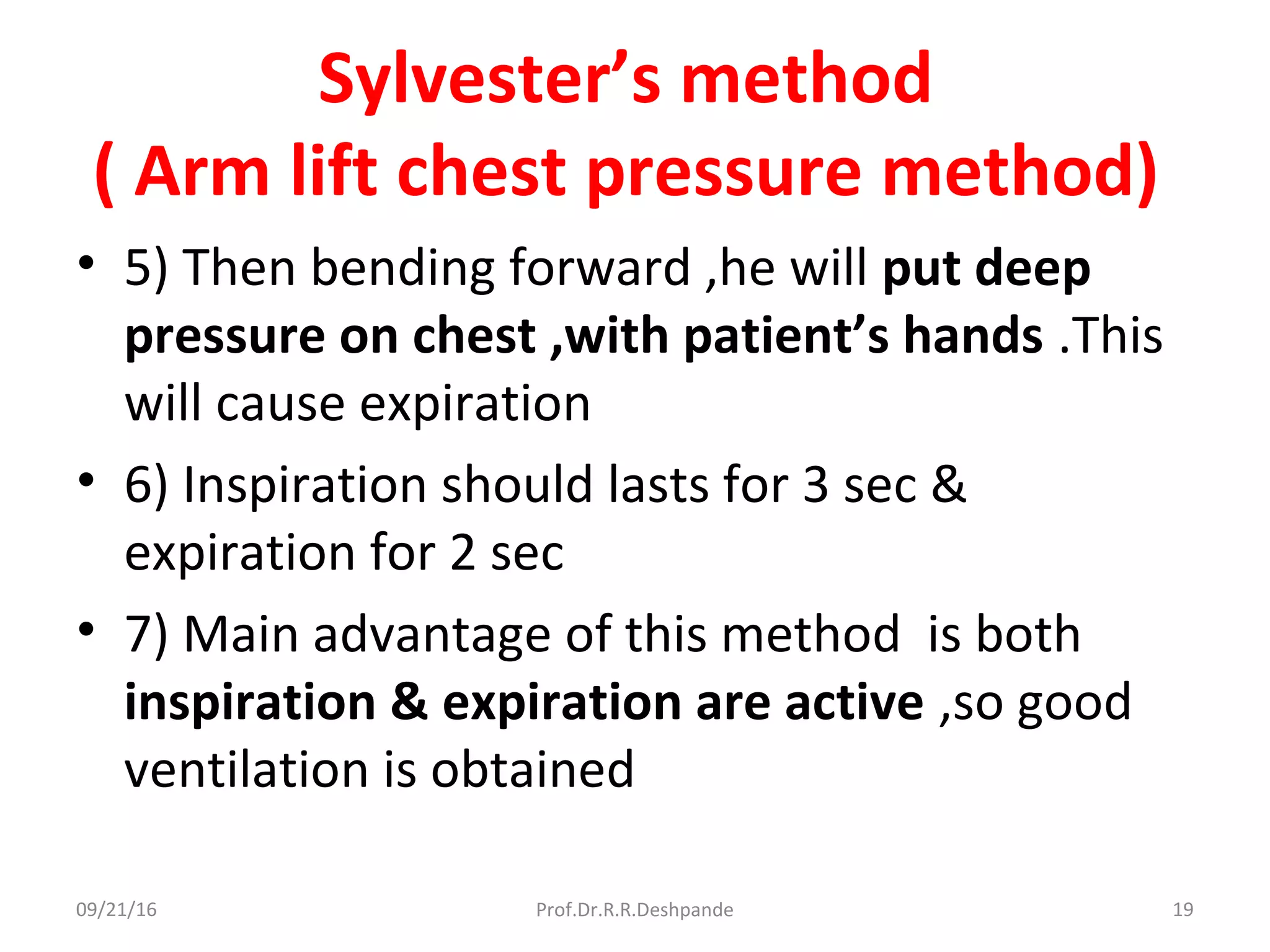 Artificial respiration | PPT