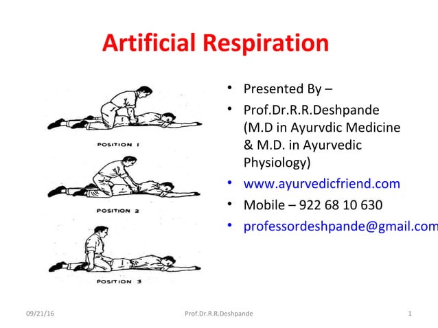 Artificial respiration | PPT