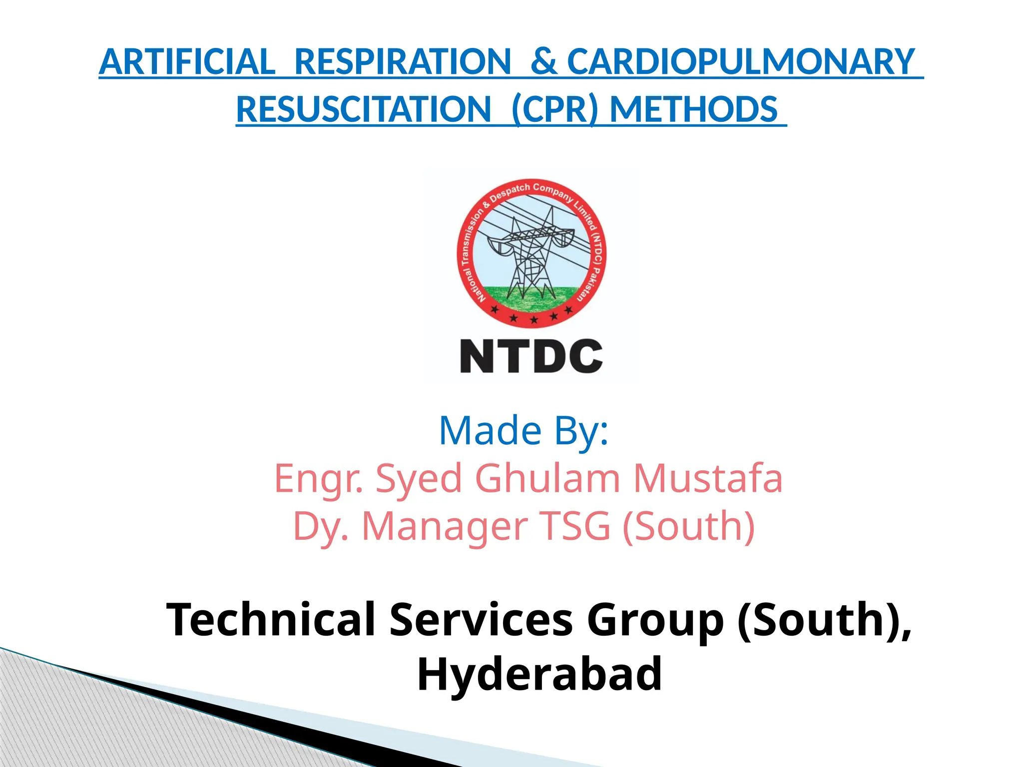 Artificial Respiration and CPR methods.pptx