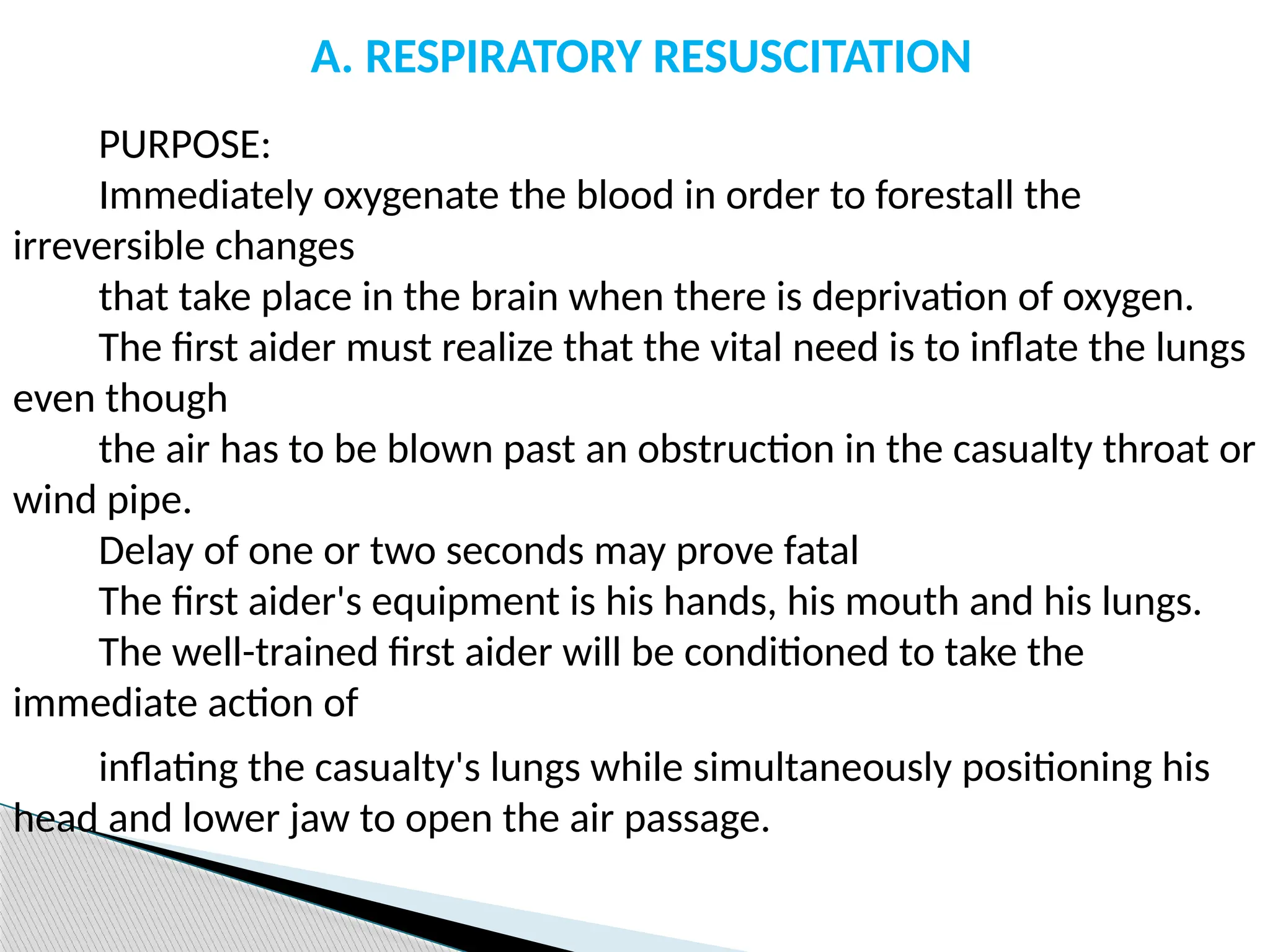 Artificial Respiration and CPR methods.pptx