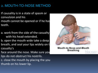 Artificial respiration and resuscitation methods | PPTX