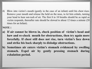Artificial respiration method | PPTX
