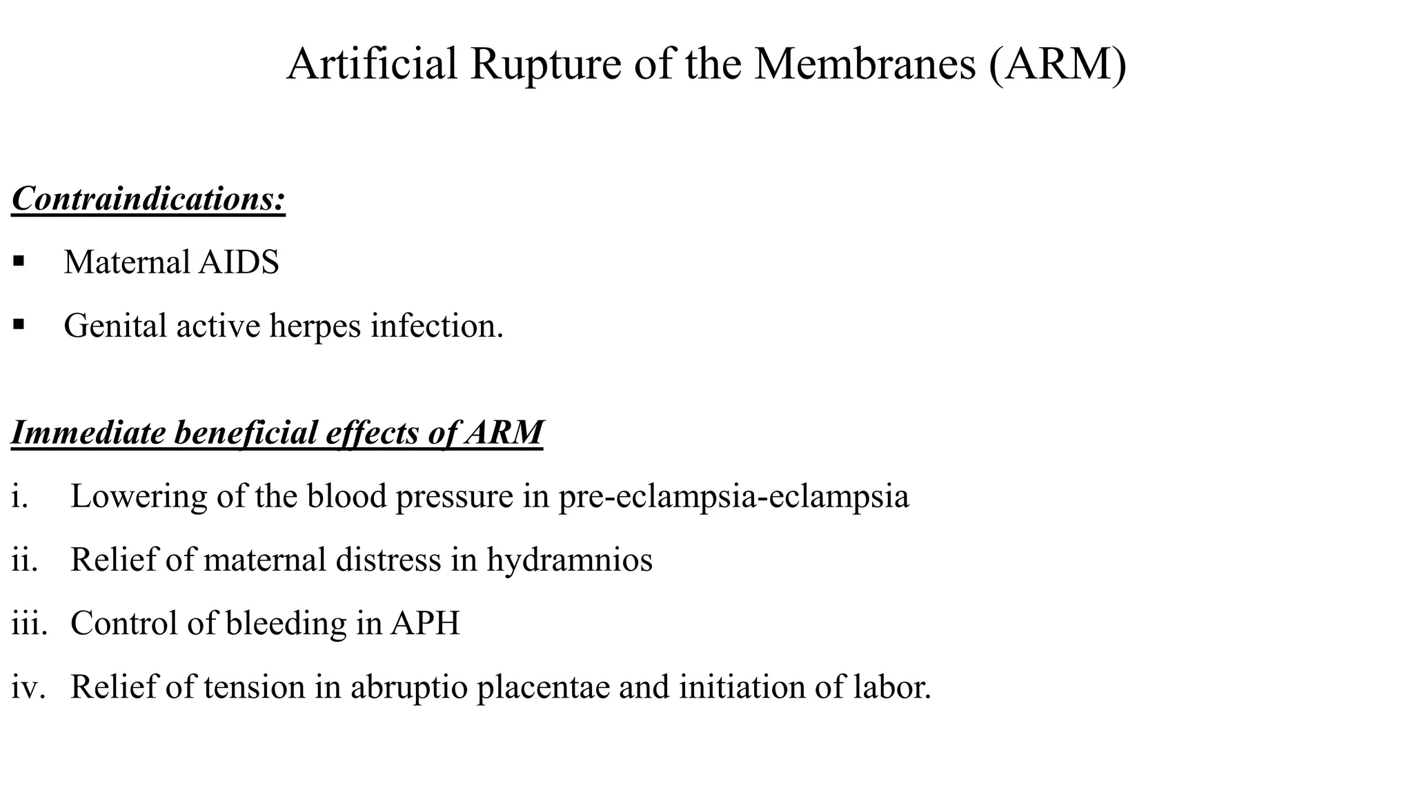 Artificial Rupture of Membrane during labor.pptx