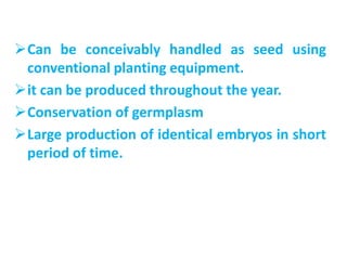 Artificial seed | PPTX