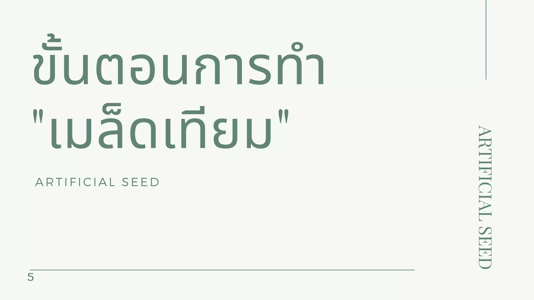 Artificial seed | PPT
