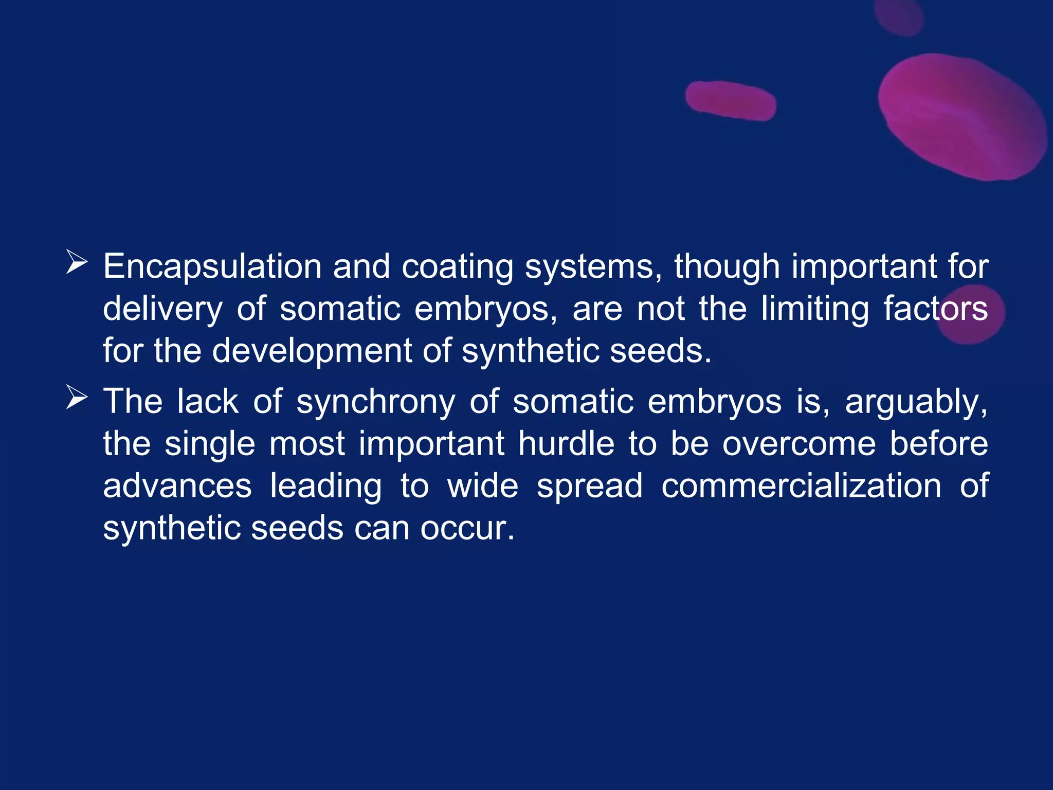 Artificial seed & and their application | PPT