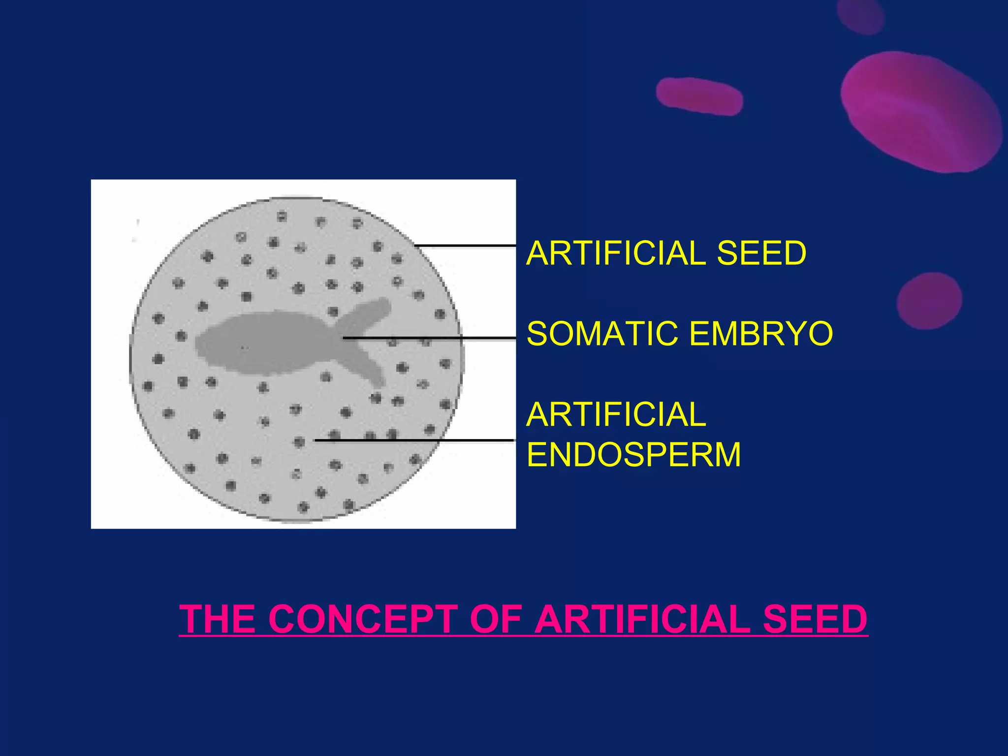 Artificial seed & and their application | PPT