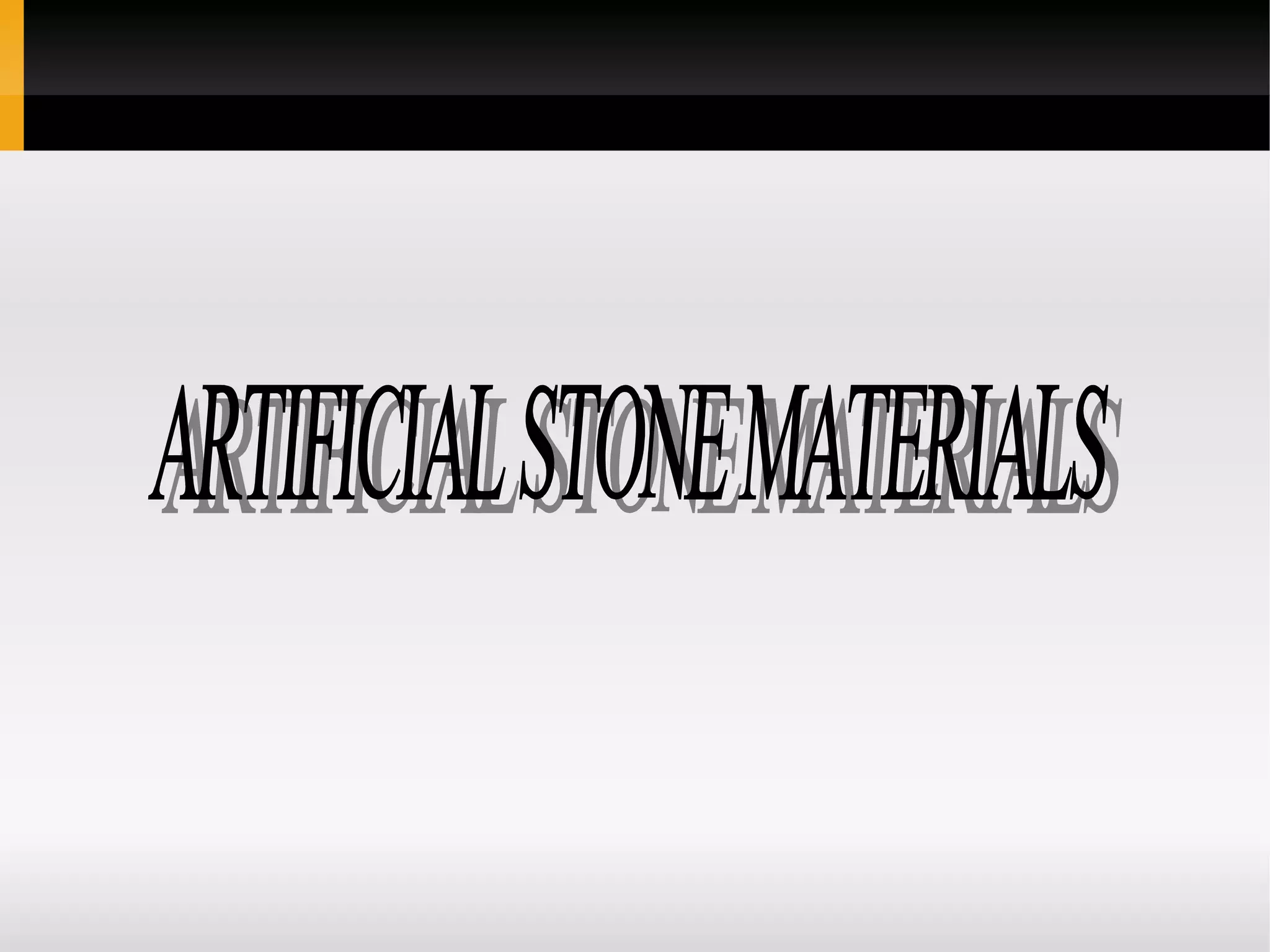 Artificial Stone Materials | ODP