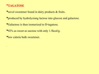Novel Artificial sweeteners | PPTX