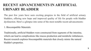 ARTIFICIAL URINARY BLADDER innovation.pptx