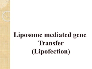 ARTIFICIAL VECTORLESS GENE TRANSFER METHODS | PPTX