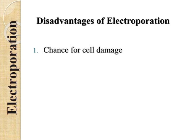 ARTIFICIAL VECTORLESS GENE TRANSFER METHODS | PPTX | Chemistry | Science