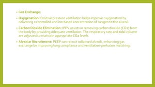 ARTIFICIAL VENTILATION- ventilator equip | PPTX