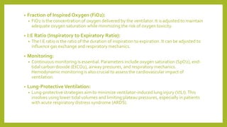 ARTIFICIAL VENTILATION- ventilator equip | PPTX