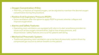 ARTIFICIAL VENTILATION- ventilator equip | PPTX