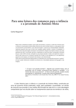 Artigo antónio mota | PDF