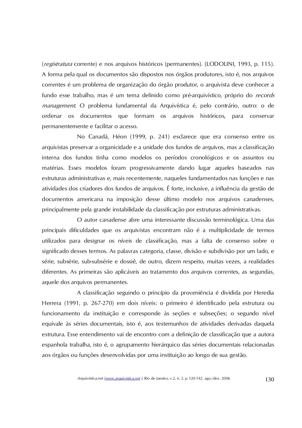 Artigo classificacao documentoarquivistico fichamento 06 | PDF