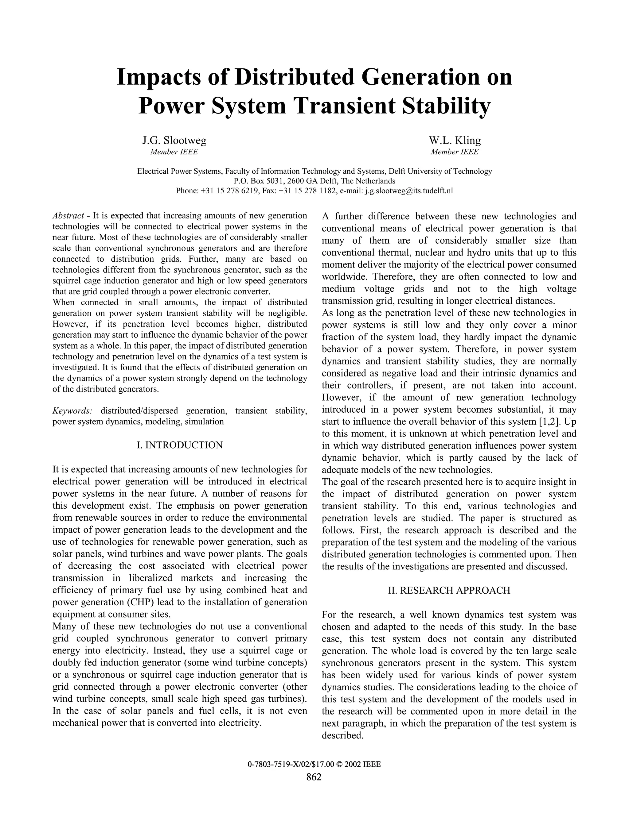 Artigo impacts of distributed | PDF