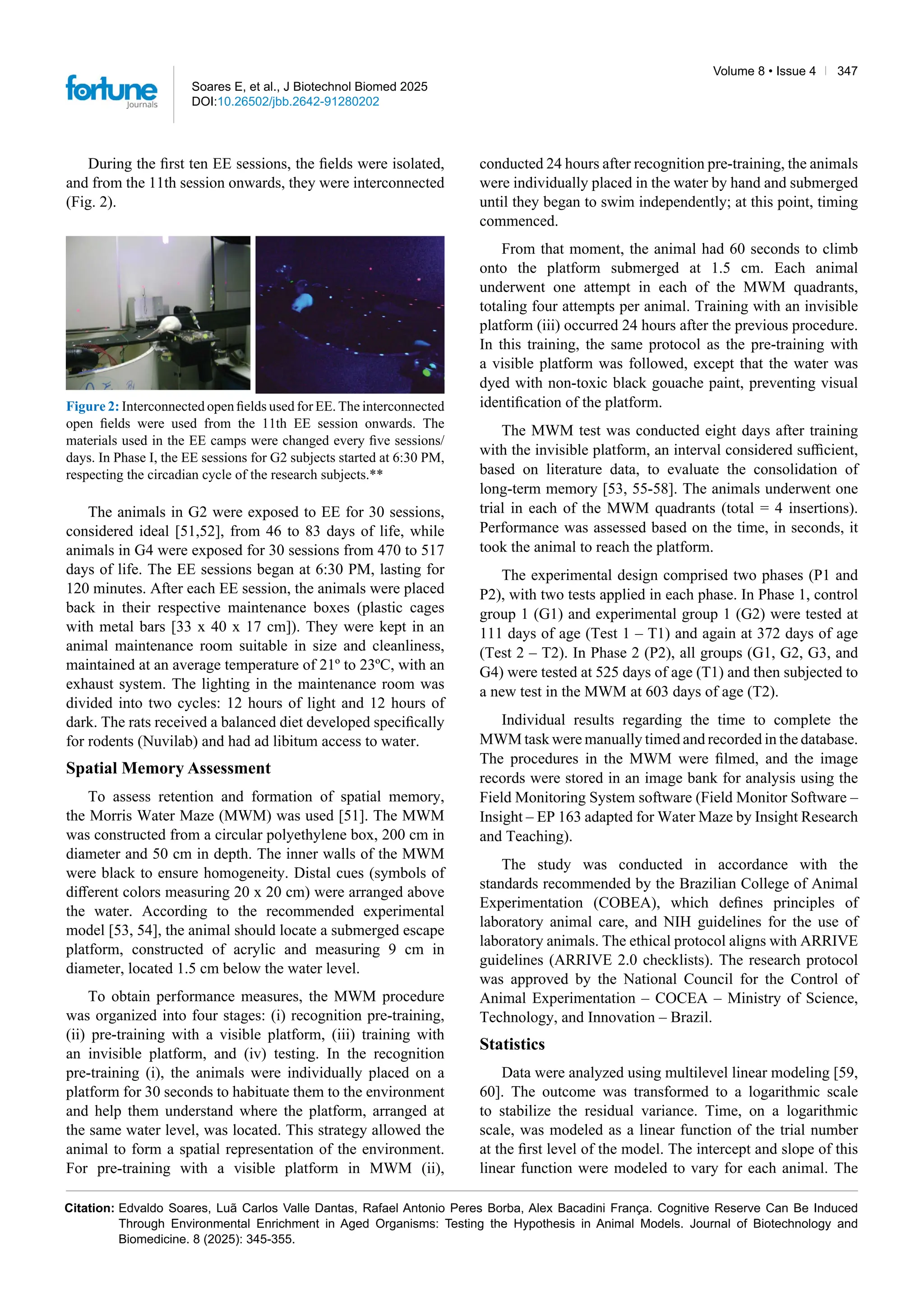 Cognitive Reserve Can Be Induced Through Environmental Enrichment in ...