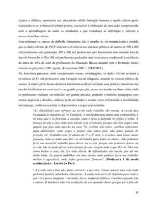 Formação Docente, Culturas, Saberes E Práticas: Desafios Em Face Das ...