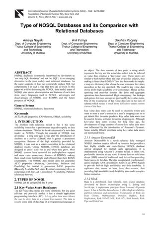 Artigo no sql x relational | PDF