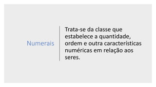 Artigos, numerais e adjetivos - gramática | PPT