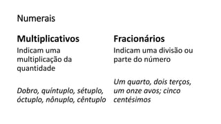 Artigos, numerais e adjetivos - gramática | PDF
