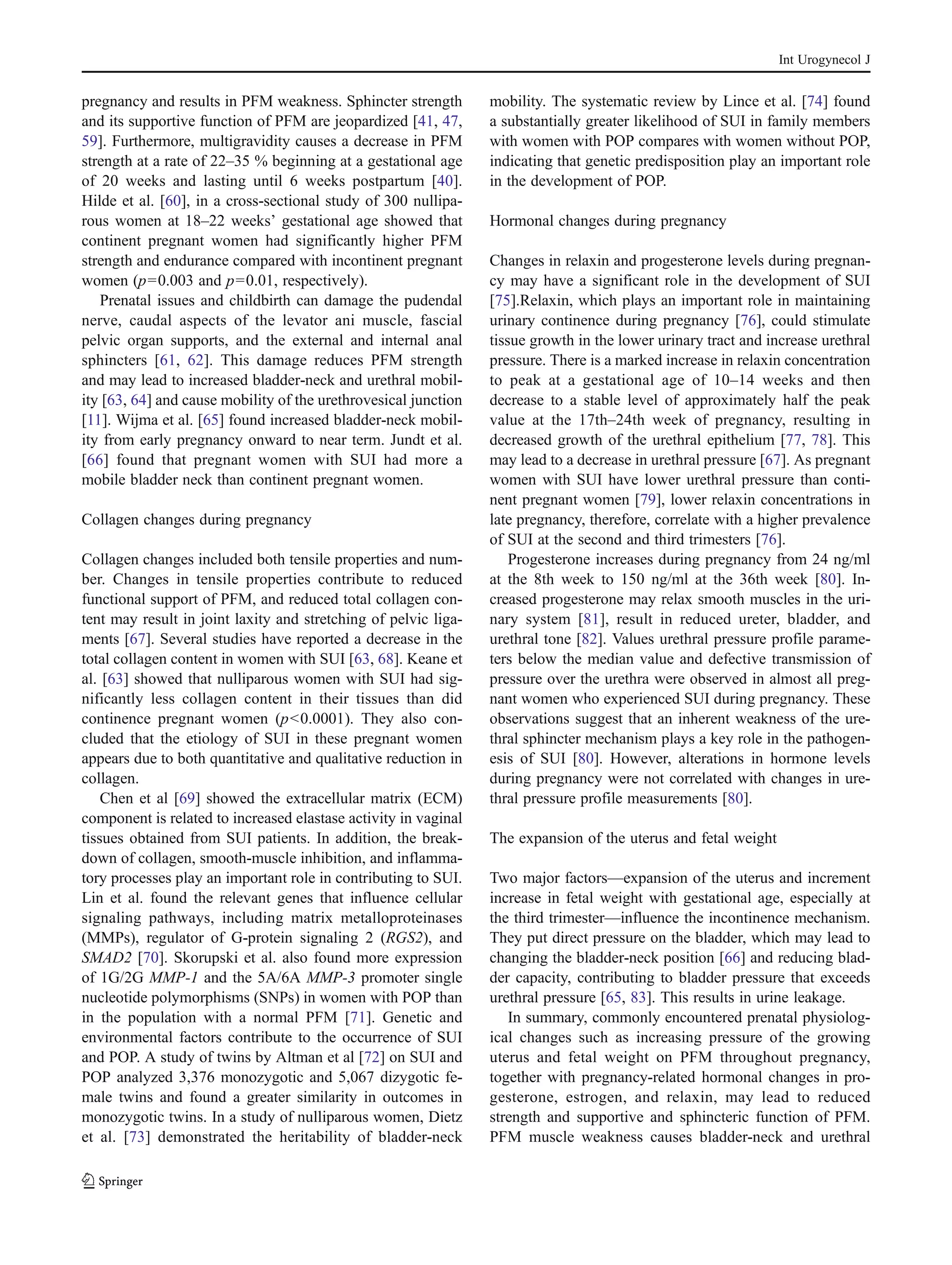 Artigo stress urinary incontinence in pregnant women | PDF