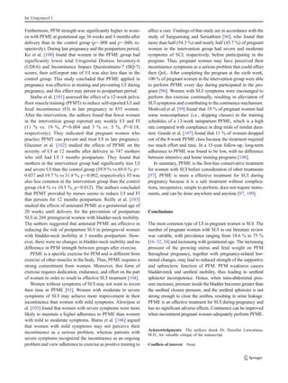 Artigo stress urinary incontinence in pregnant women | PDF