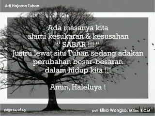 Arti hajaran tuhan | PPSX