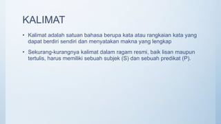 ARTI HURUF, KATA, KALIMAT & JENIS.pptx