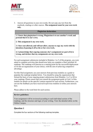 Artificial Intelligence - Implications for Business Strategy 2017-11-20. MIT- Sloan & CSAIL | PDF