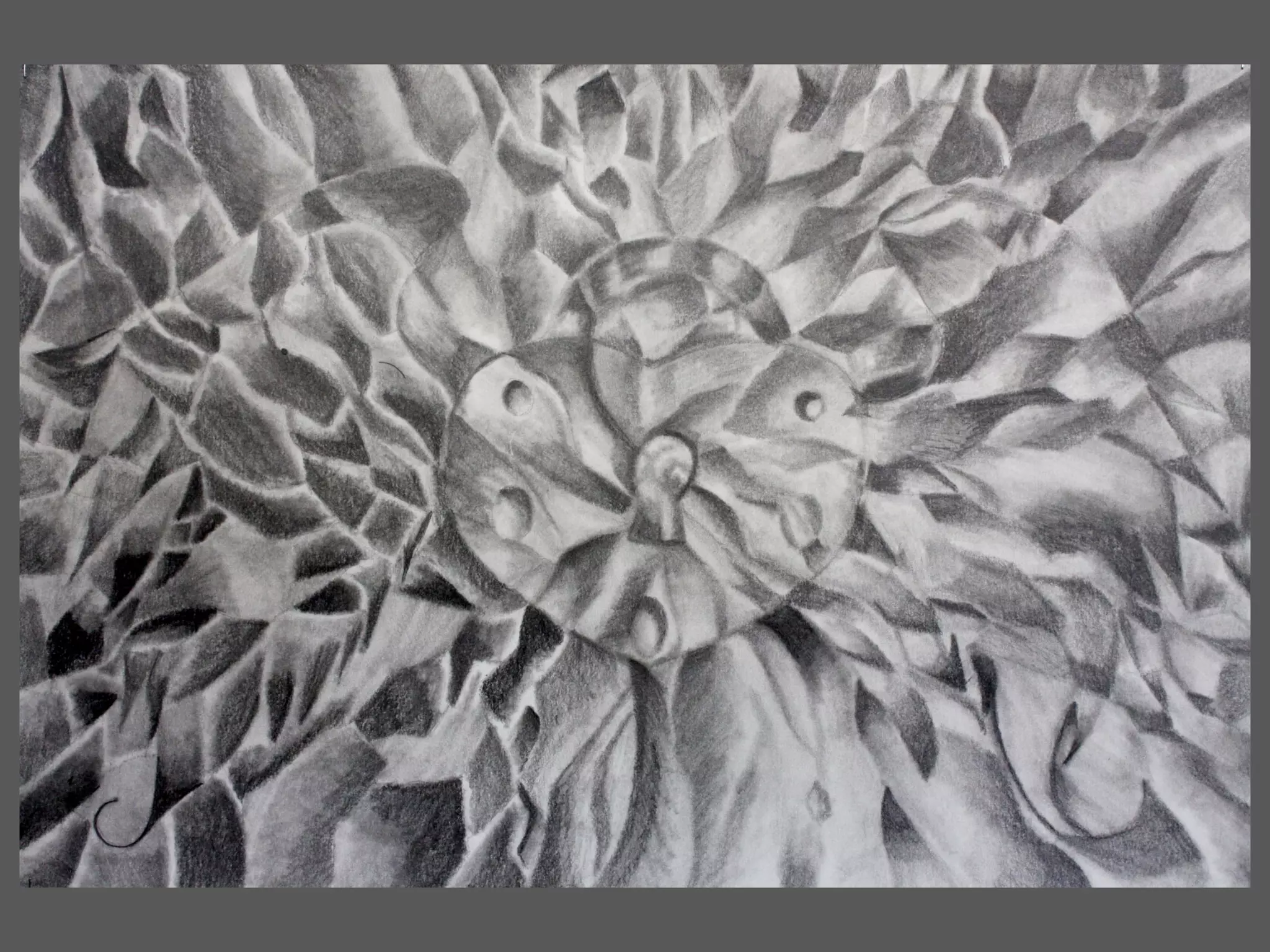 Art II shattered image drawing instructions | PPT