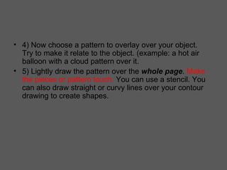 Art II shattered image drawing instructions | PPT