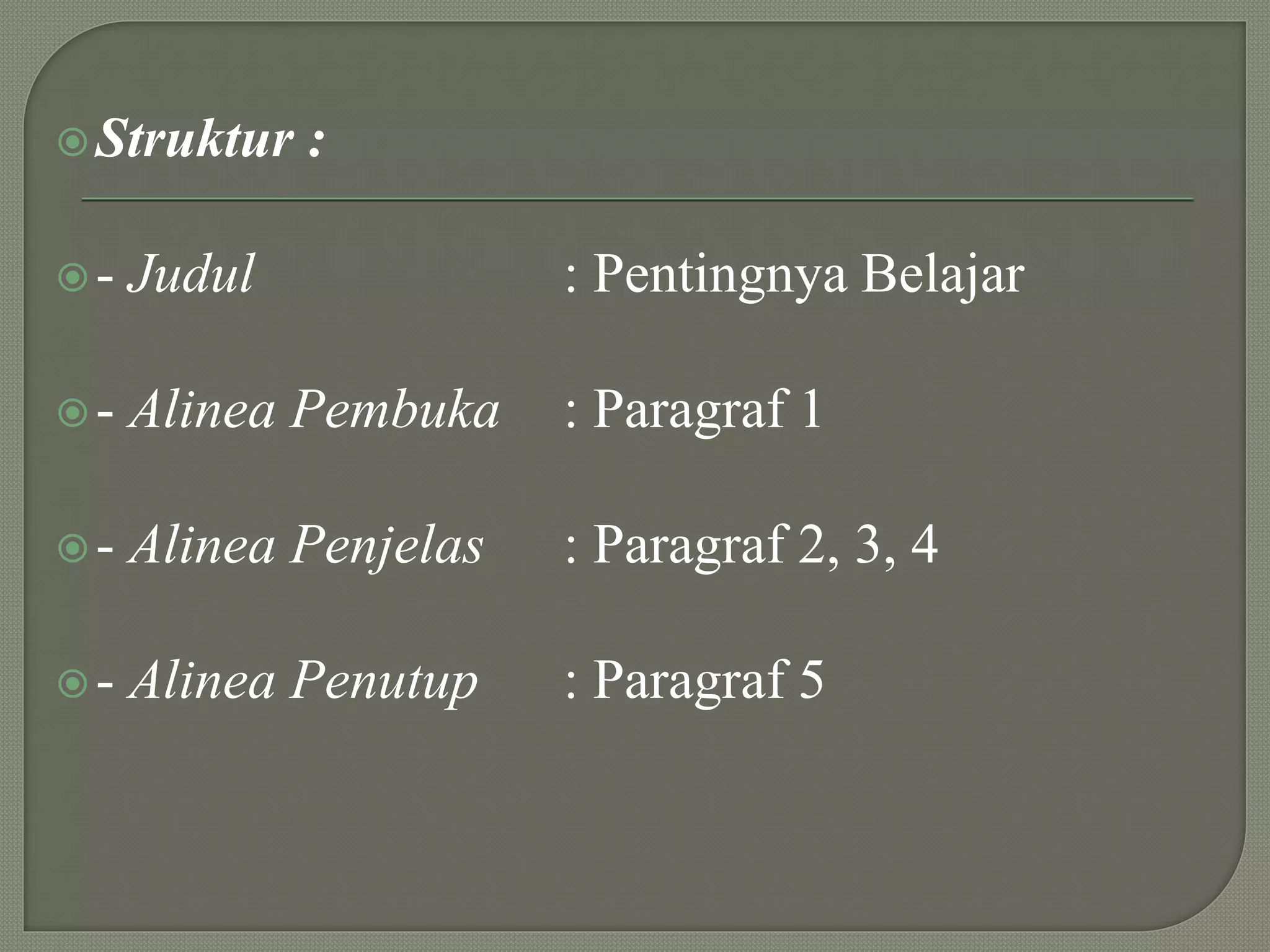 Bahasa Indonesia : Artikel | PPTX