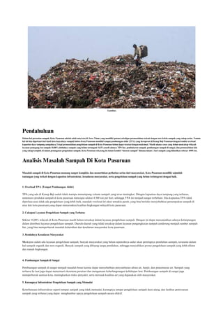 Analisis Masalah Alternatif Solusi Mengenai Sampah Di Wilayah Kota Pasuruan | PDF