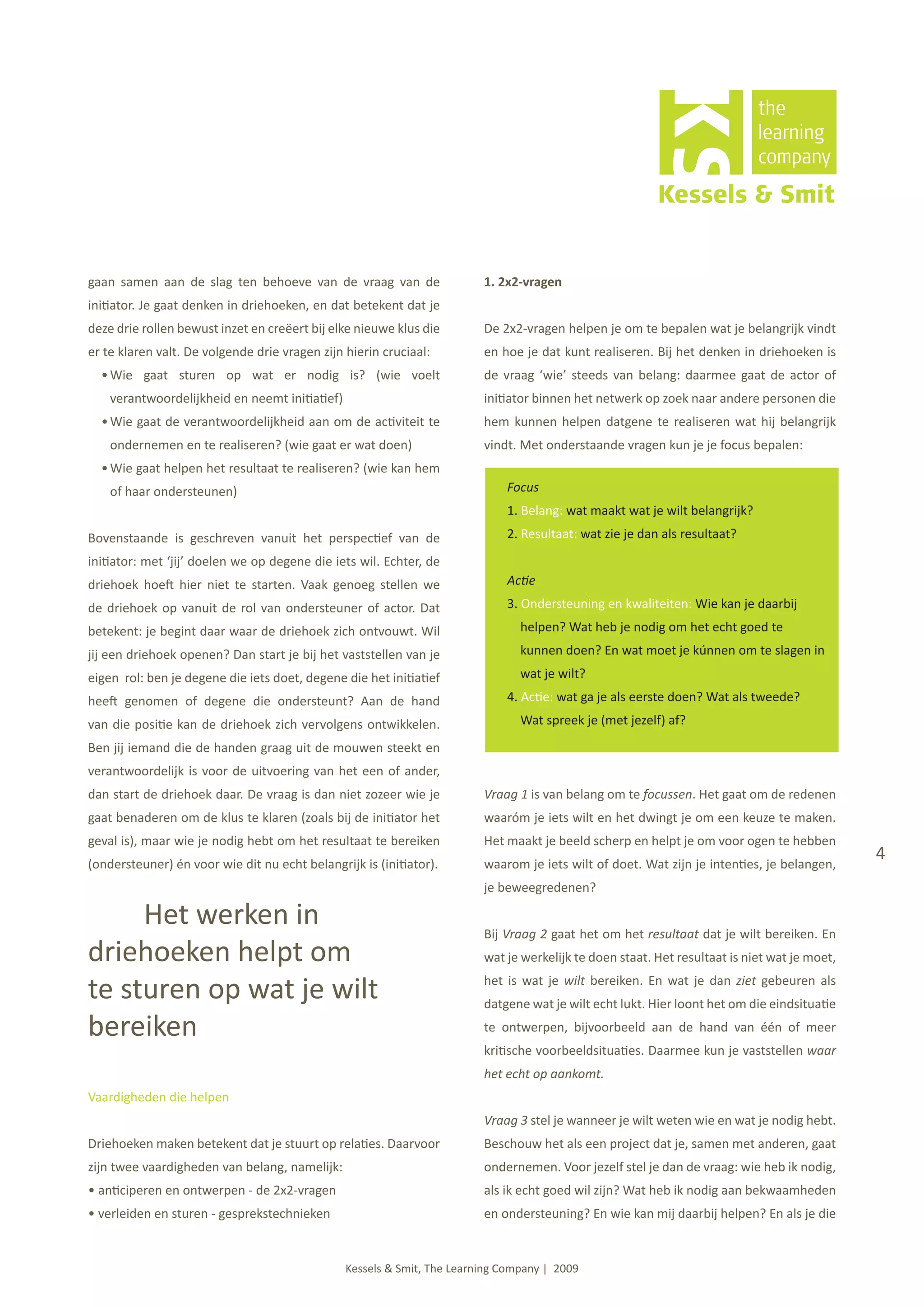 Artikel 2009 effectief samenwerken | PDF