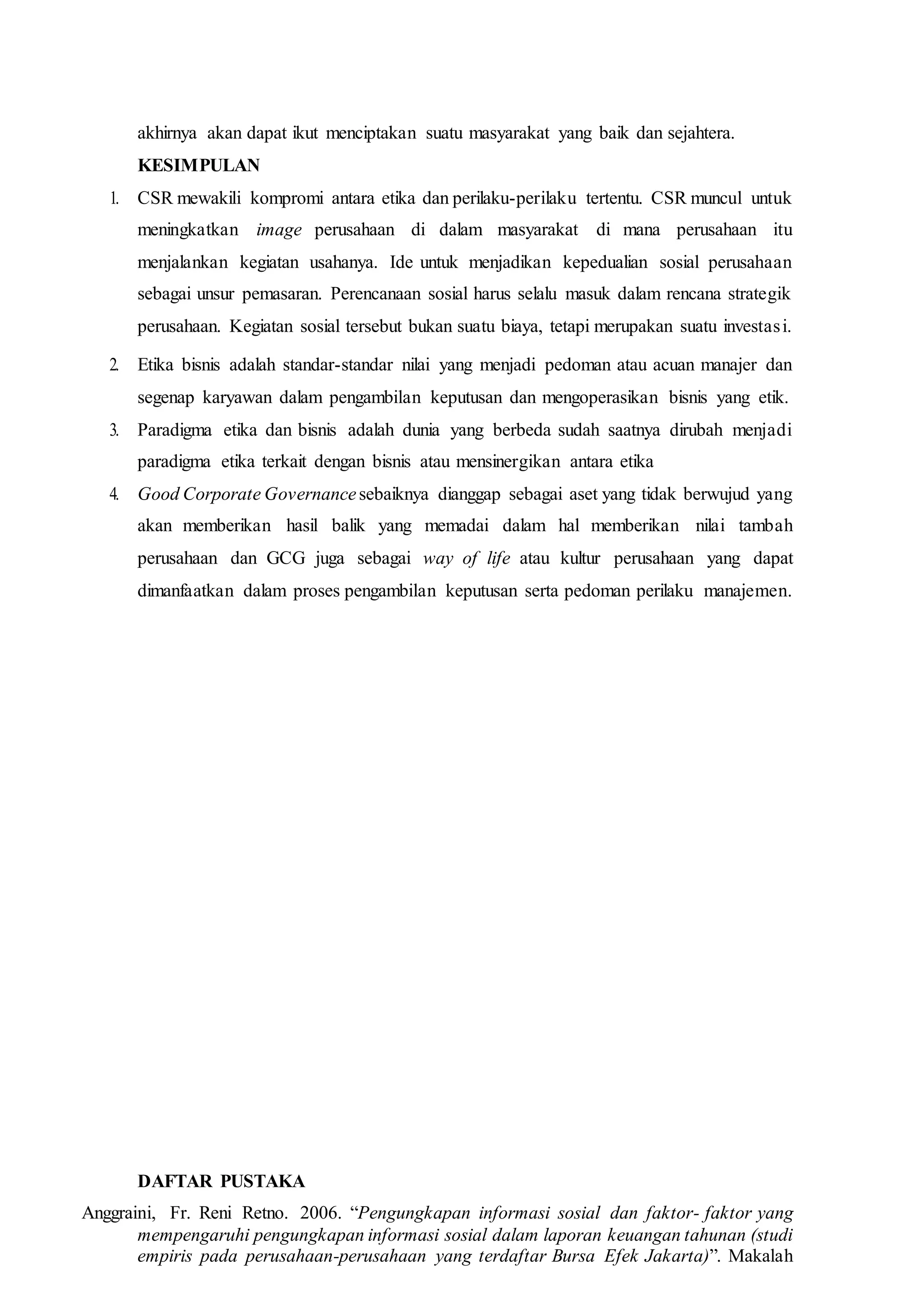 IMPLEMENTASI GOOD CORPORATE GOVERNANCE | DOCX