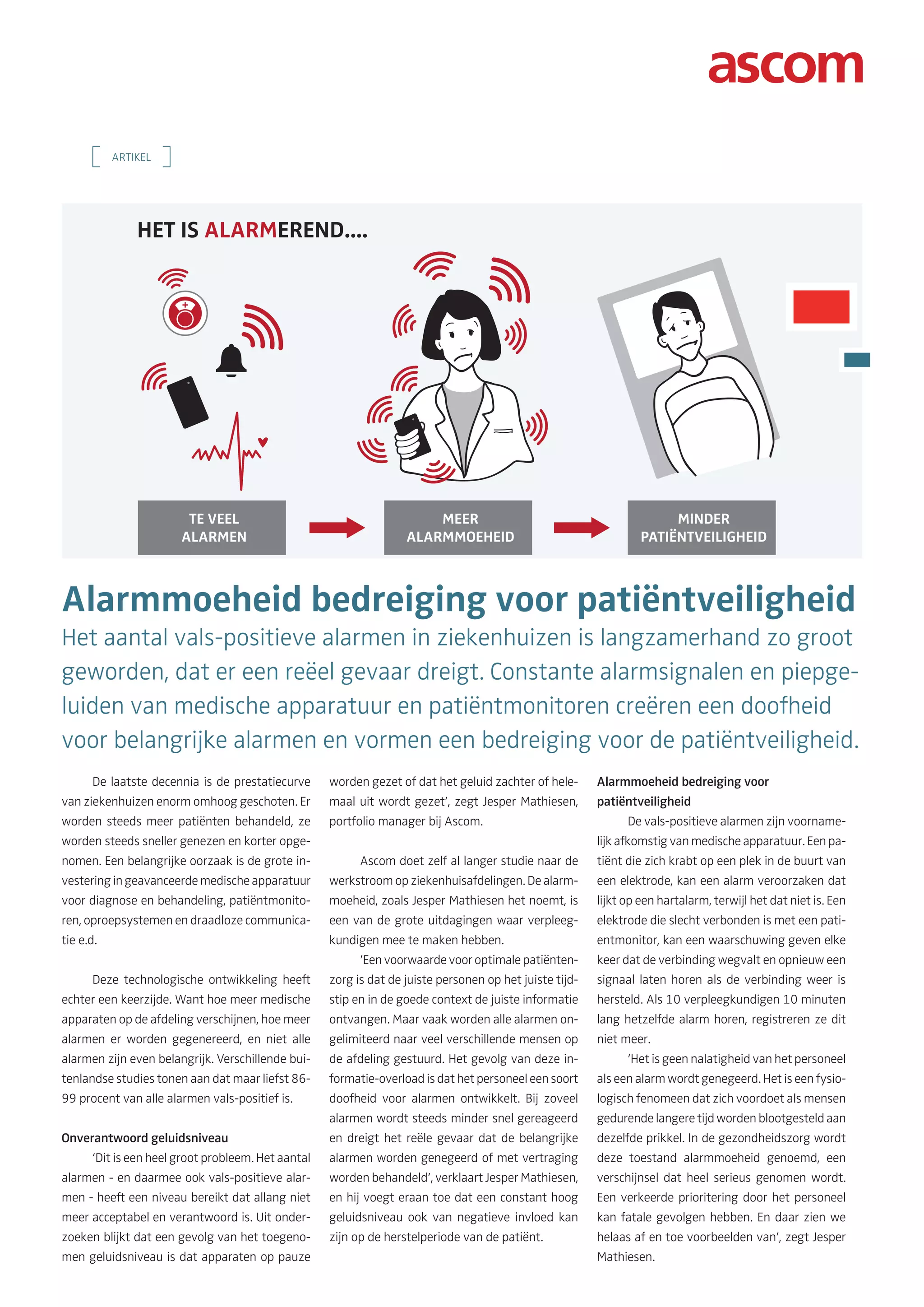 Alarmmoeheid bedreiging voor patiëntenveiligheid | PDF