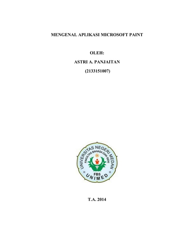 Artikel aplikasi microsoft paint | DOCX