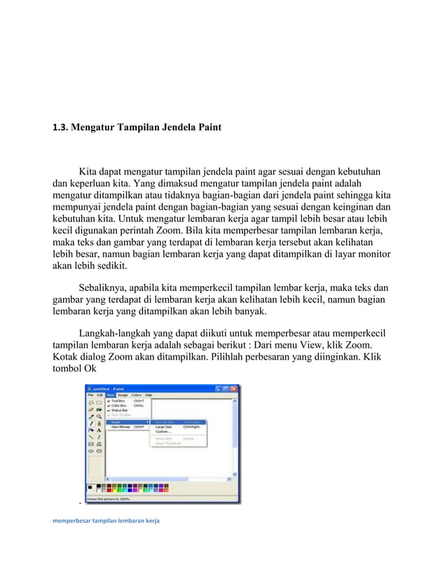 Artikel aplikasi microsoft paint | DOCX
